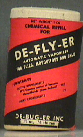 Pesticides from the past; Lindane Vaporizer